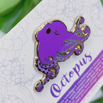 Octopus Enamel Pin – Botanical Bright